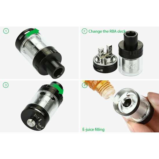 Eleaf OPPO Rebuildable Tank Atomizer - LuckyVaper.com