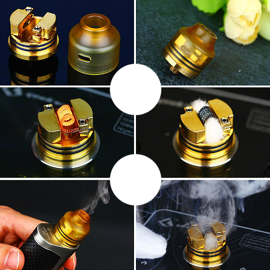 OUMIER WASP NANO RDA - GOOD LUCK! - LuckyVaper.com