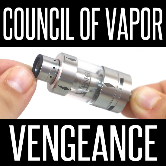 COUNCIL OF VAPOR 0.2Ω 100W Vengeance Anti-Spitback Tank - LuckyVaper.com