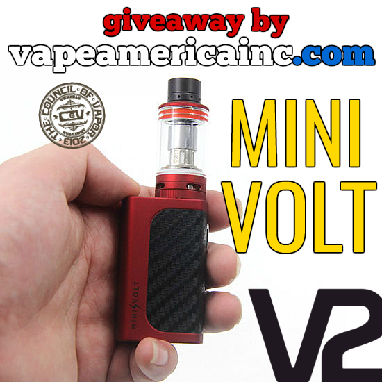 TINY BUT HUGE! COUNCIL OF VAPOR MINI VOLT V2 FULL KIT - LuckyVaper.com