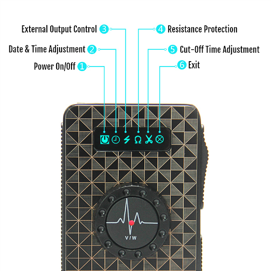 Vapros iBOX 1500mAh VV/VW 25W Sub Ohm - LuckyVaper.com
