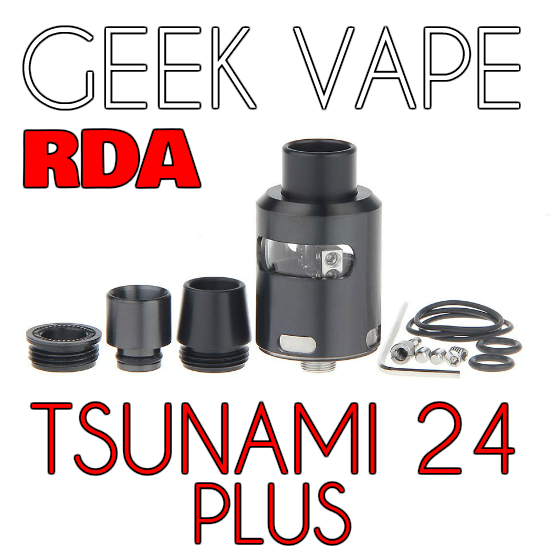 Squonk-Ready Geek Vape Tsunami 24 Plus Rebuildable Dripping Atomizer ...