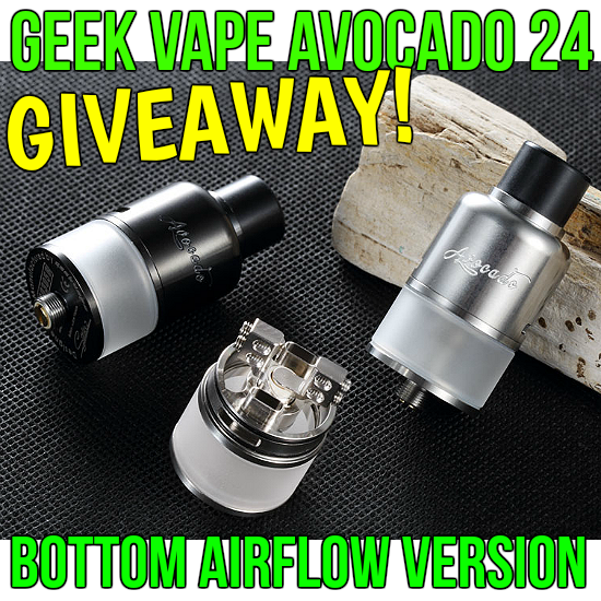 AVOCADO LOVE! GEEK VAPE Avocado 24mm RDTA Bottom Airflow Version ...