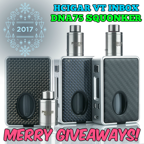 48 HOURS TO WIN! HCIGAR VT Inbox DNA75 Full Squonk Kit - LuckyVaper.com