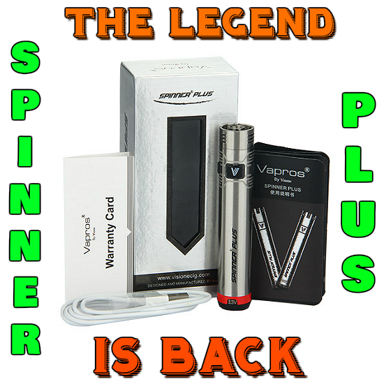The Legend Returns! VISION Spinner Plus - LuckyVaper.com