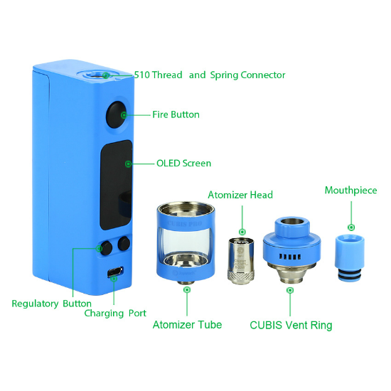 Joyetech EVIC VTWO MINI 75W TC Full Kit - LuckyVaper.com