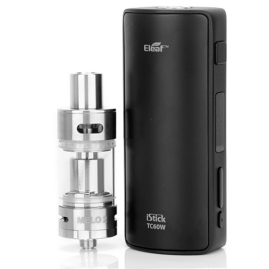 Eleaf iStick 60W TC & Melo 2 Sub Ohm TC Full Kit ( Black ) - LuckyVaper.com