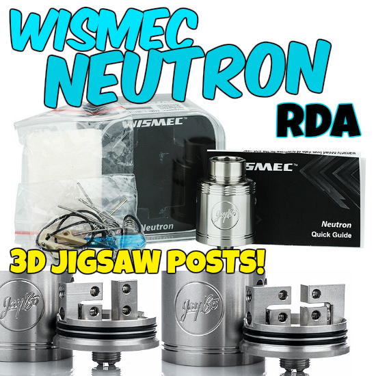 3D JIGSAW VAPE - WISMEC Neutron RDA - LuckyVaper.com